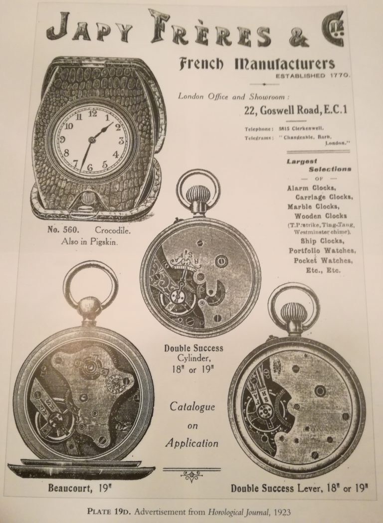 Japy Frères: Pocket Watch with Dog | Watch movements – A passion